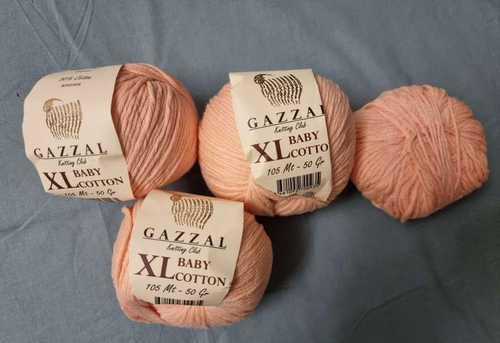 Пряжа хлопок акрил gazzal Baby Cotton XL 7шт