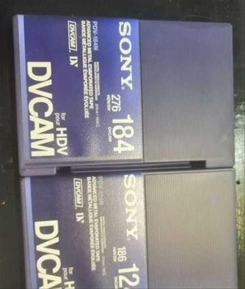 Кассеты Sony, dvcam 124, 184