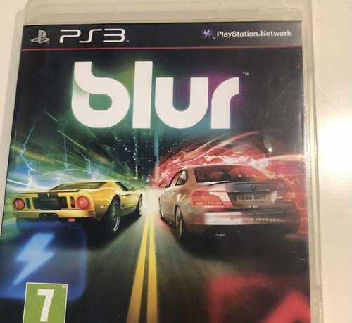 Диск на PS3 blur