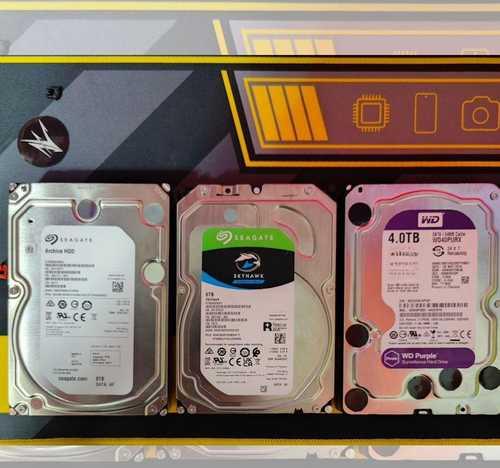 HDD 4Tb / 6Tb / 8 Tb