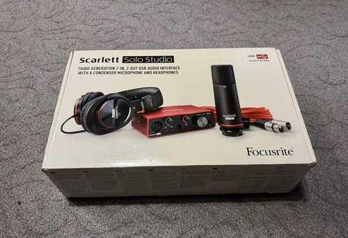 Focusrite scarlett solo studio