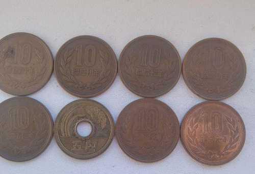 Иностранные монеты Японии