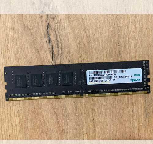 Оперативная память ddr4 8gb Apacer