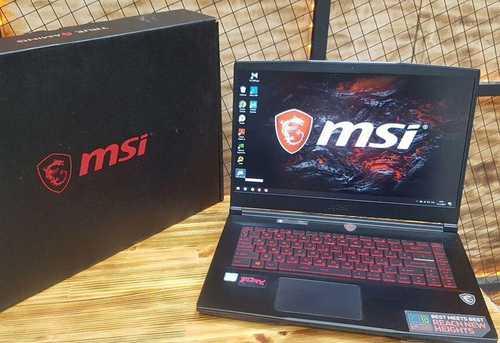 Игровой ноутбук MSI Core i5 16GB SSD512G GTX1650Ti
