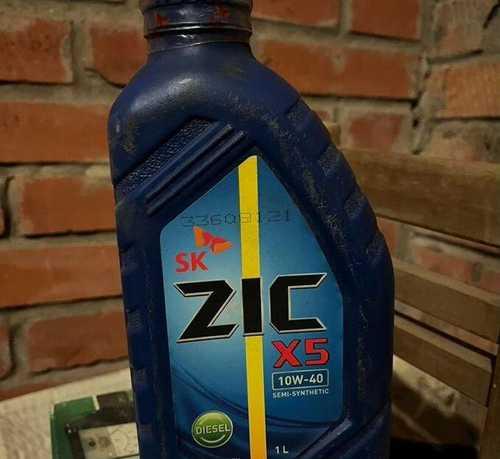 Моторное масло ZIC X5 10W-40 Полусинтетическое 1 л
