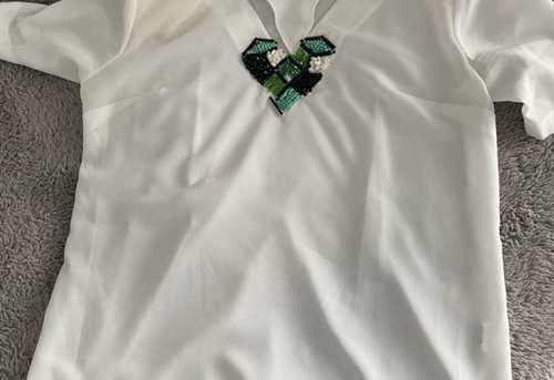 Блузка шелковая