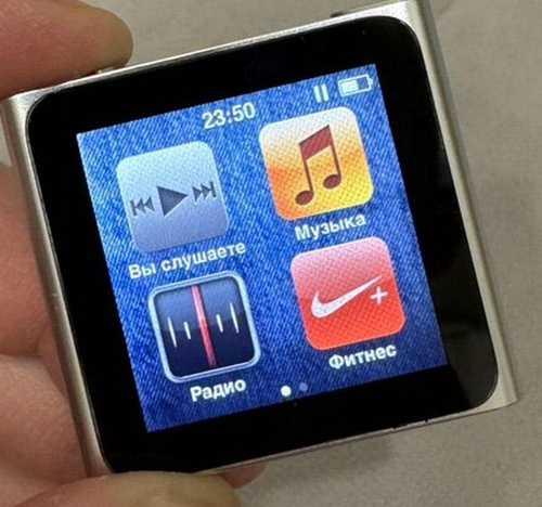 iPod nano 6 серебристый