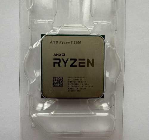 Процессор amd ryzen 5 3600 oem