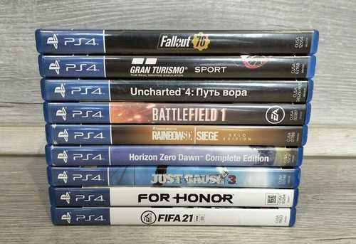Комплект из 9 игр на дисках для PS4