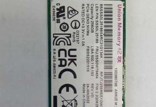 SSD union memory 256Gb M.2 2242 nvme pcie GEN3х4