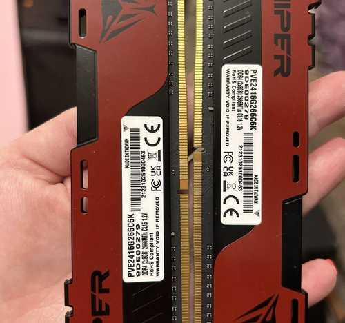 Оперативная память Patriot Memory DDR4 16Gb