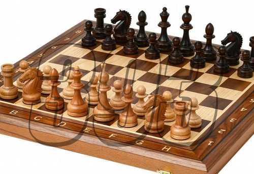 Шахматы Венеция (орех, клетка 4,7 см) (50986)