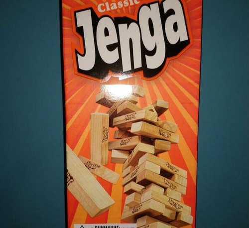 Новая, запечатанная, оригинал, игра Дженга (jenga)