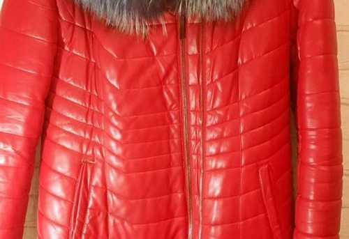Пуховик (куртка) женская, зимняя, демисезонная