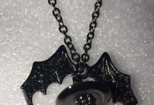 Vivienne westwood кулон bat wing orb necklace