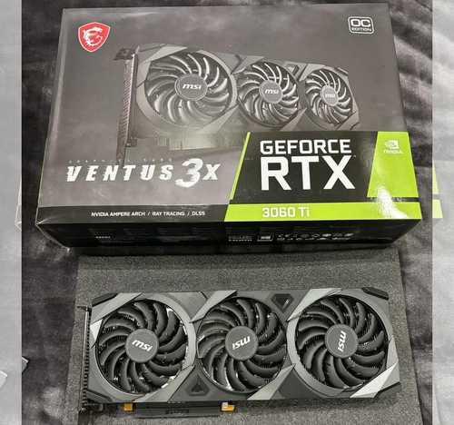 Видеокарта rtx 3060ti msi ventux 3x