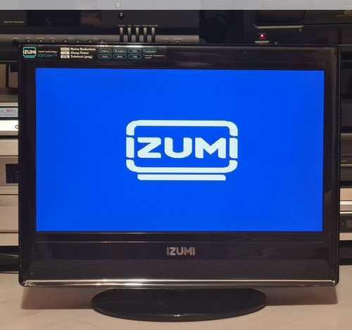 LCD телевизор   DVD izumi 19дюймов