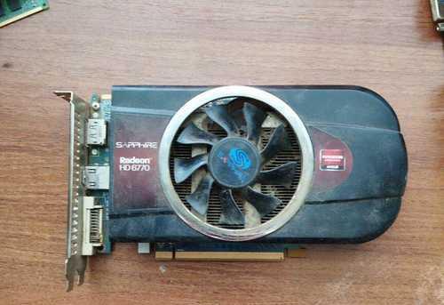 Видеокарта amd radeon hd 6770 Sapphire