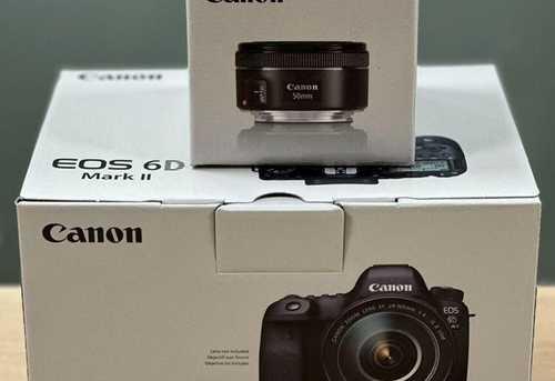 Canon EOS 6D Mark II Kit 50mm 1.8 STM Новый