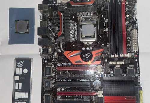 Мат. плата Asus maximus iii formula (ремонт) + i7