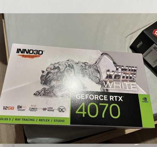 Видеокарта Inno3D RTX 4070 Twin X2 OC White