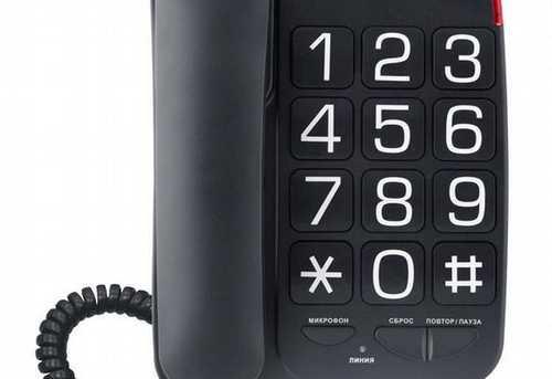 Телефон texet TX-201 черный