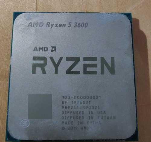 Процессор amd ryzen 5 3600