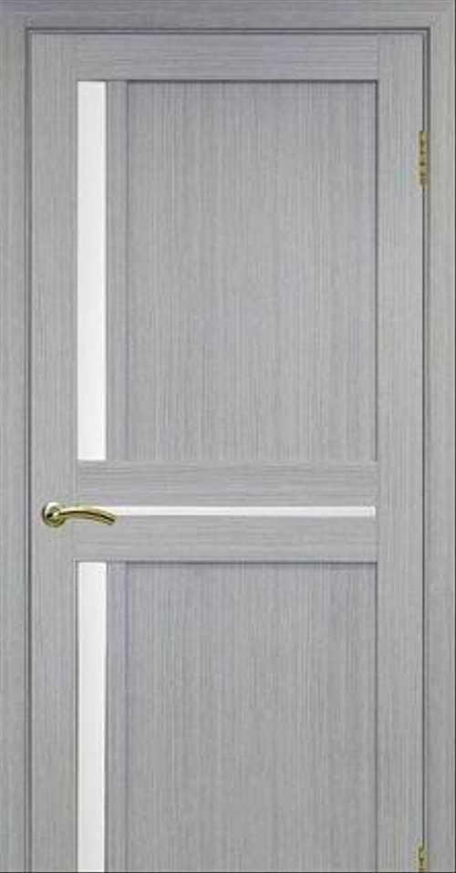 Дверь межкомнатная дуб серый Турин 523.221 стекло