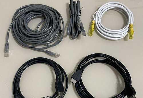 Кабель hdmi и кабель LAN Ethernet RJ-45