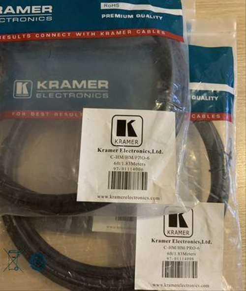 Кабель hdmi Kramer C-HM/HM/PRO-6