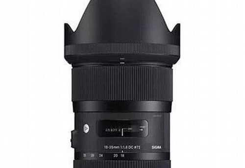 Sigma 18-35mm f1.8 DC Art HSM For Canon EF