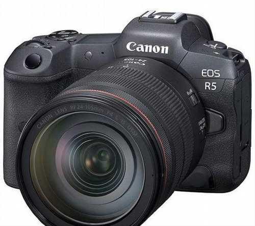 Фотоаппарат Canon EOS R5 Kit RF 24-105mm F4L IS US