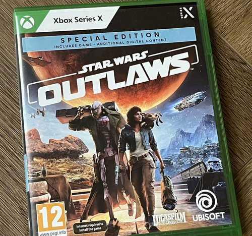 Star Wars Outlaws Xbox диск