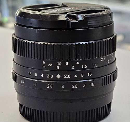 Объектив 7Artisans 50mm F1.8 Fujifilm X mount