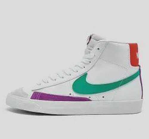 Кроссовки Nike Blazer Mid 77, бело-зеленый