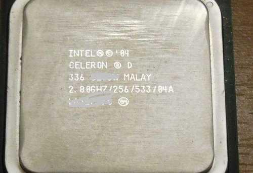 Intel Celeron D Processor 336 (2.80 GHz)