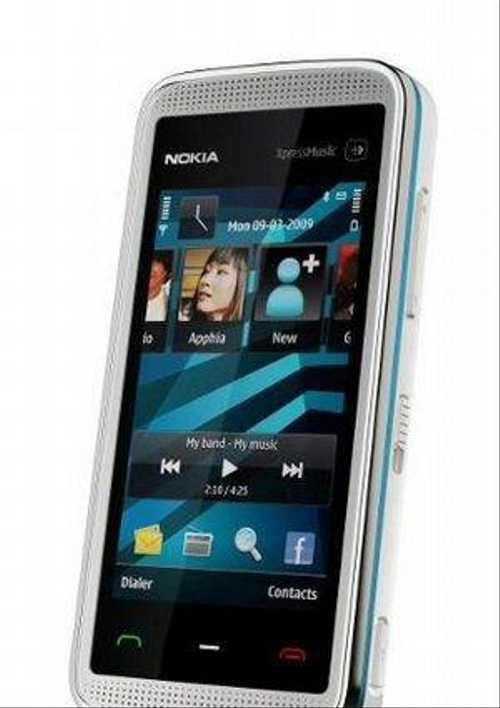 Nokia 5530 XpressMusic 4.5* Chrome Black Red Metal