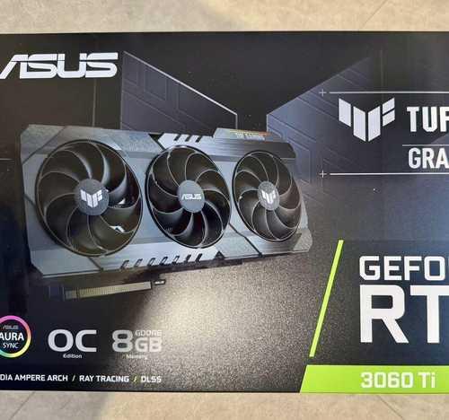 Asus видеокарта geforce rtx 3060 ti 8 гб