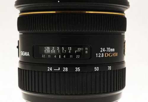 Объектив Sigma (Nikon) AF 24-70mm F2.8 IF EX DG as