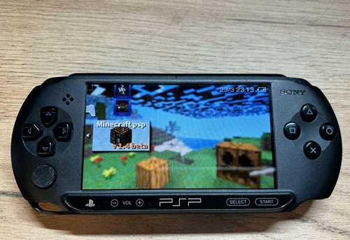 Sony PSP E1008 прошитая с играми Minecraft