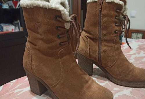Ботинки сапоги женские зимние натуральные