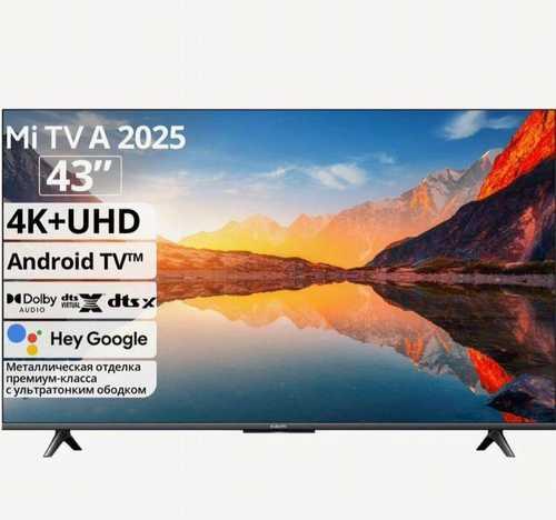 Телевизор Xiaomi TV A 43" 2025,4K UHD SMART TV