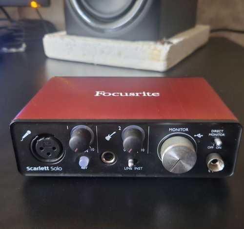 Звуковая карта Focusrite solo 2nd gen