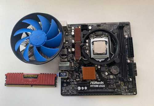 Intel pentium g4560/AsRock H110M-DGS/8 GB