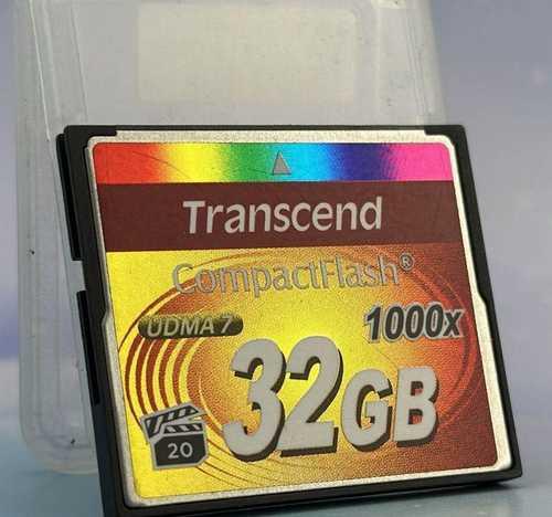 Transcend Compact Flash 32 GB 1000X 160 MB/s