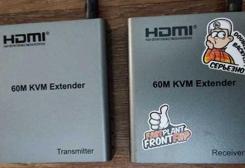 Удлинитель hdmi 60M KVM Extender With Audio
