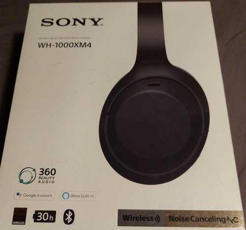 Наушники Sony WH-1000XM4, гарантия