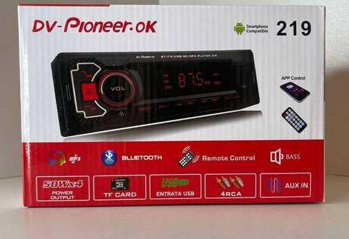 Автомагнитола Pioneer ok 219/1 Din с Bluetooth AUX