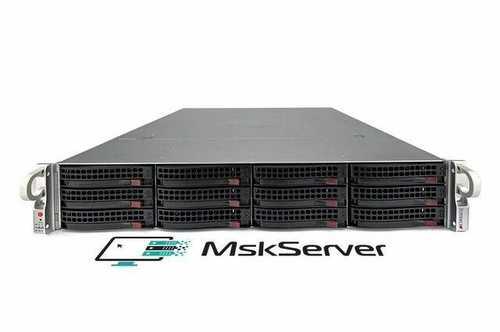 Сервер Supermicro 6028U-TR4T+ 2x E5-2698v3 256Gb
