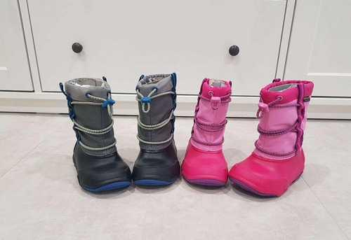 Сноубутсы новые crocs c6